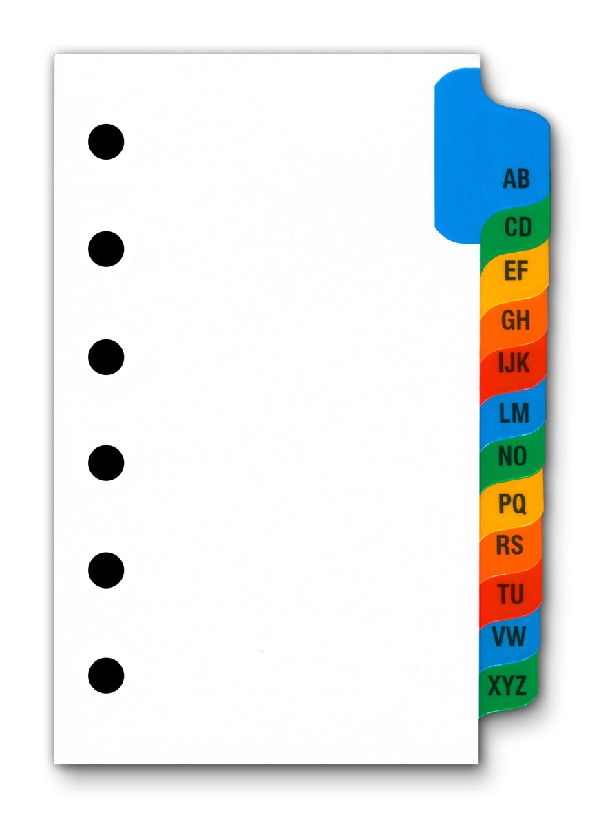 A-Z Index Tabs 3 x 5 – OfficeAnthology